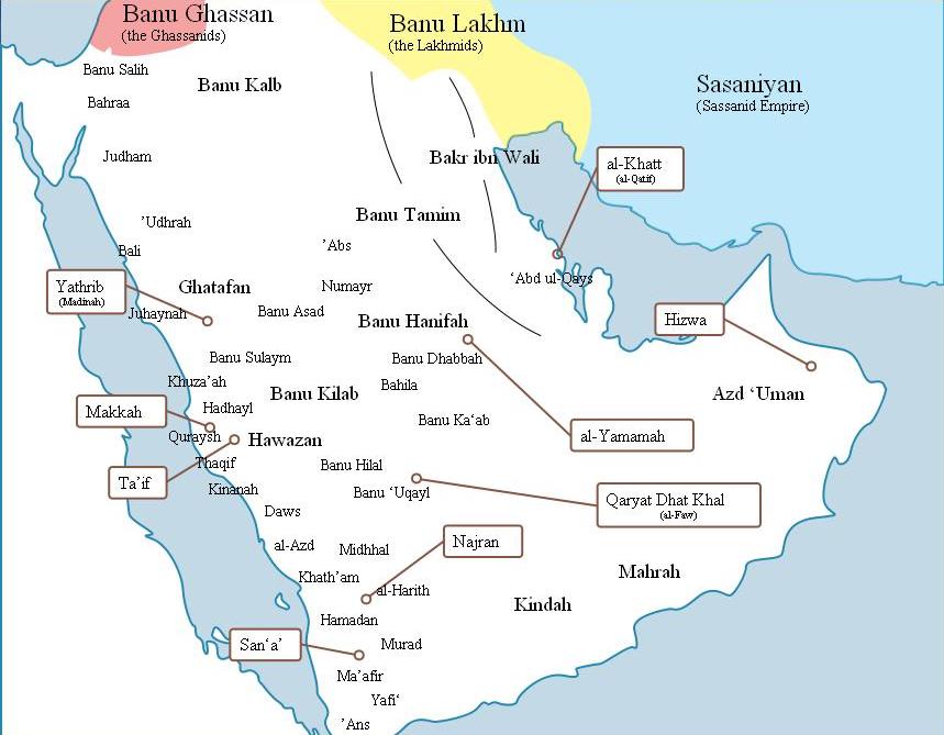 Lonliness ! Poverty of the soul: Tribes of Arabia - Family Trees (Banu ...