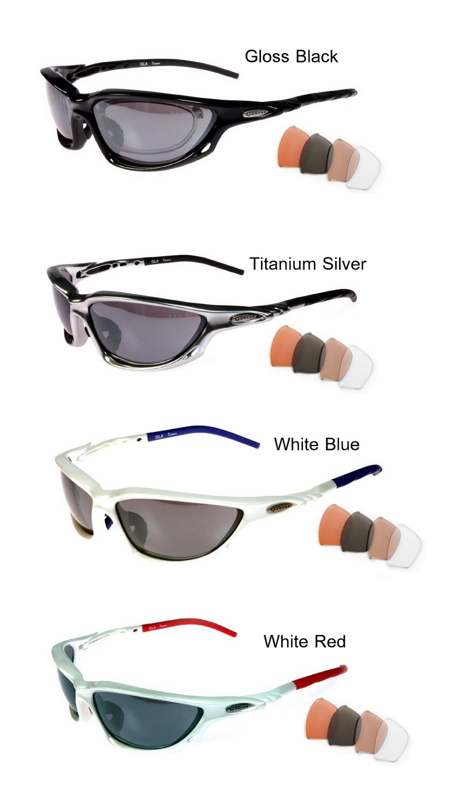 Procyon's Closet: Serfas Isla ( rx insert + 4 lenses)