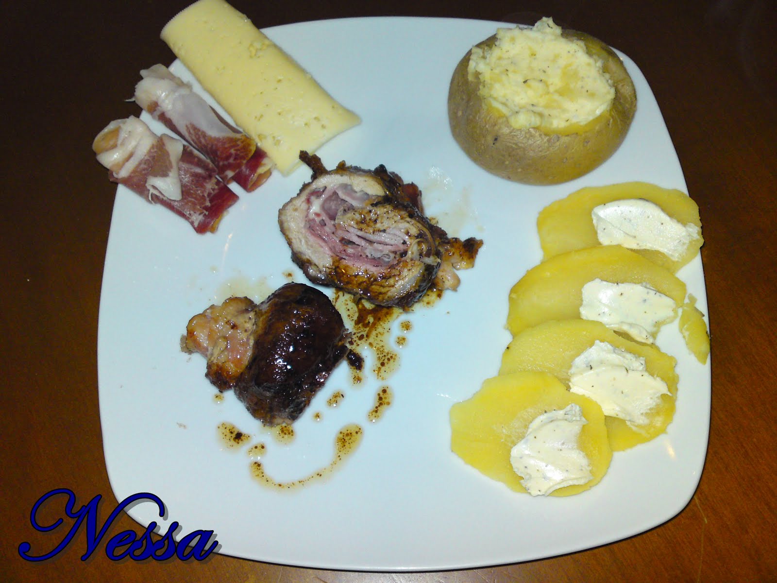 Cocinando con Nessa: Solomillo relleno al horno con jamón serrano y ...