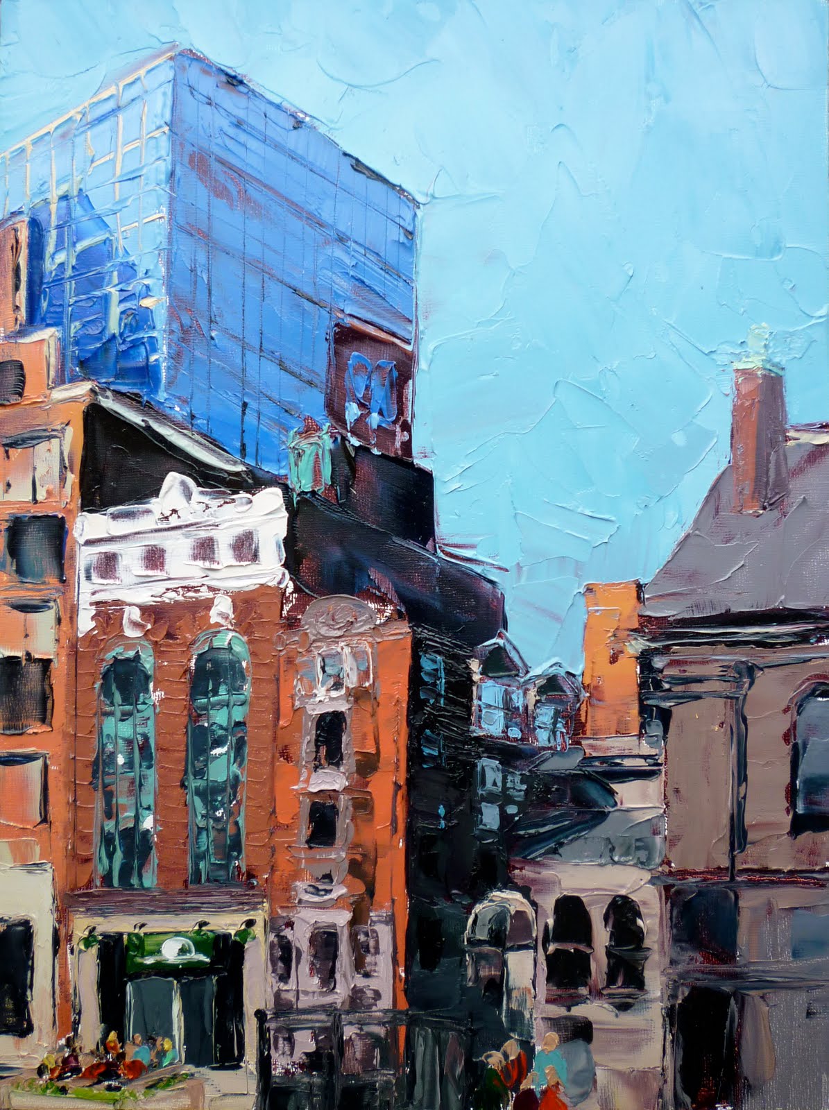 Palette Knife Painters, International: Boylston Street Boston palette ...