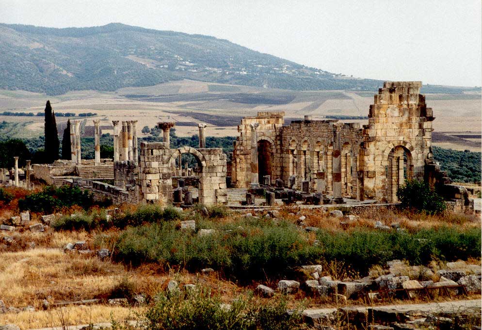 المواقع الاثرية بالعالم: Volubilis Morocco ( walili)
