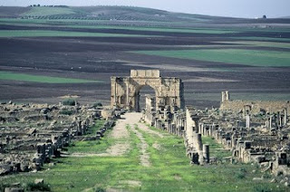 المواقع الاثرية بالعالم: Volubilis Morocco ( walili)