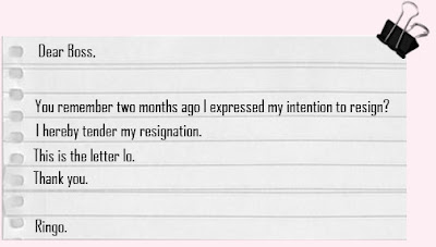 Funny Resignation Letters