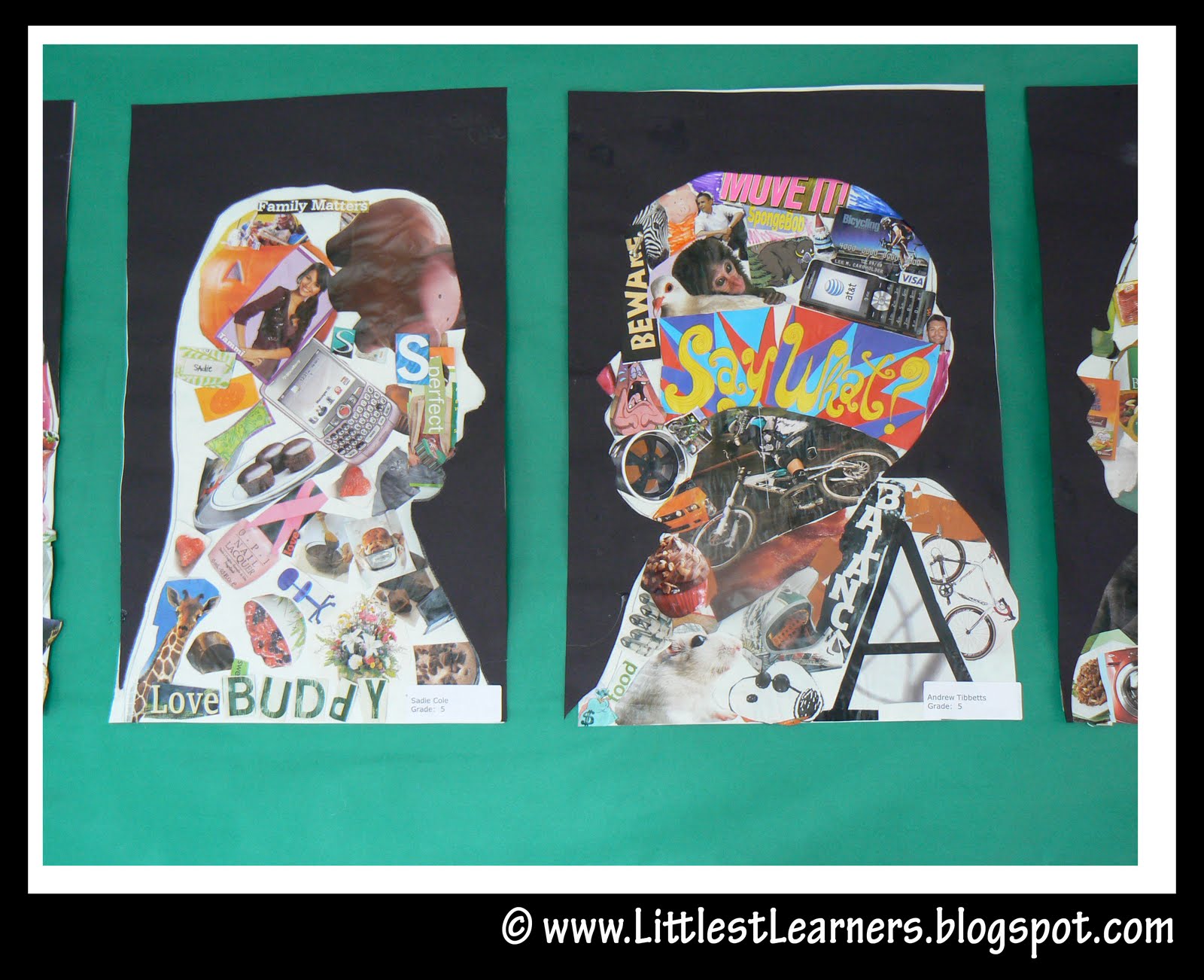 Littlest Learners / Clutter-Free Classroom Blog: All About Me Collage ...