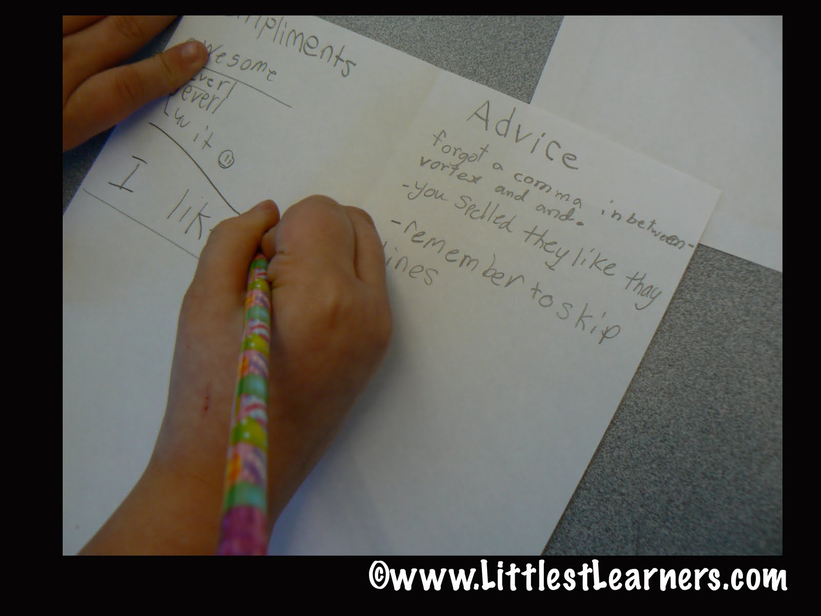 Littlest Learners / Clutter-Free Classroom Blog: Write On!