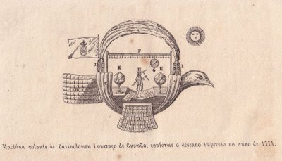 Linhas de leitura na BE: PASSAROLA DE BARTOLOMEU DE GUSMÃO TEM 300 ANOS