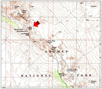 GIS Research and Map Collection: Maps of Arches National Park Reveal ...