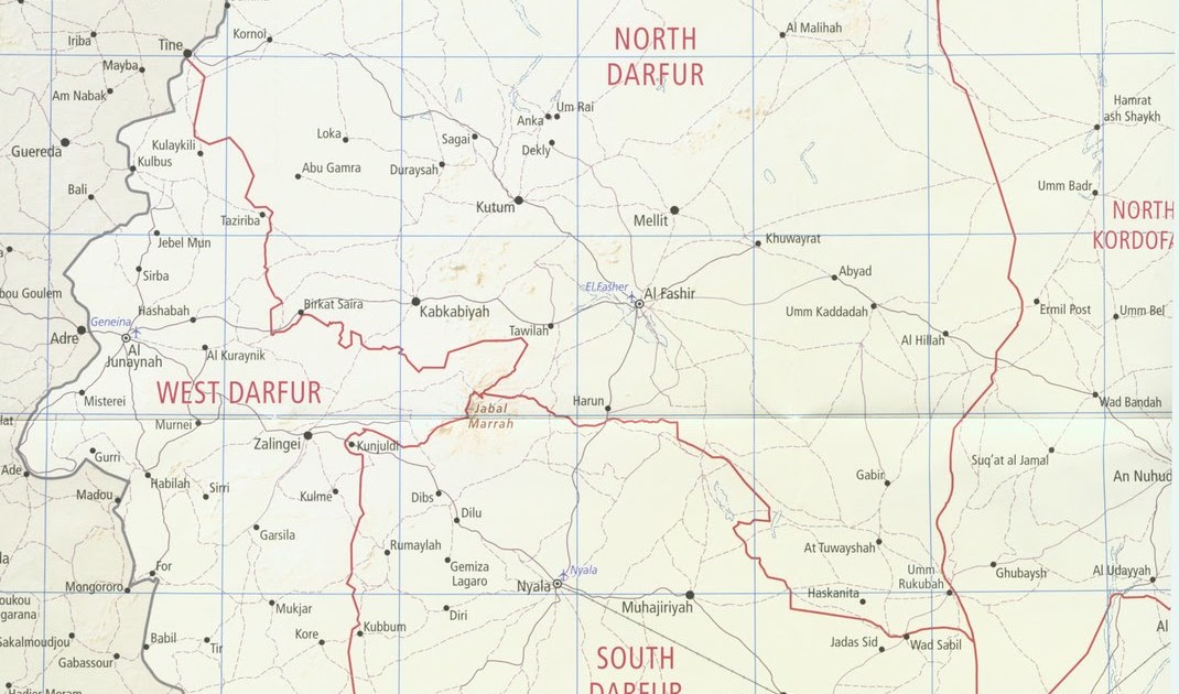 GIS Research and Map Collection: Maps of Darfur, Sudan in Ball State ...