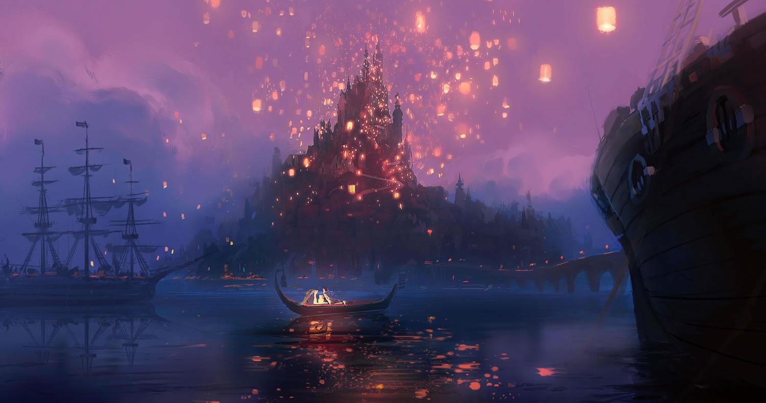 The Wanderings of a Dreamer: Rapunzel Concept Art