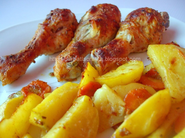 Ciocănele de pui la cuptor (cu iaurt) | Rețete BărbatLaCratiță