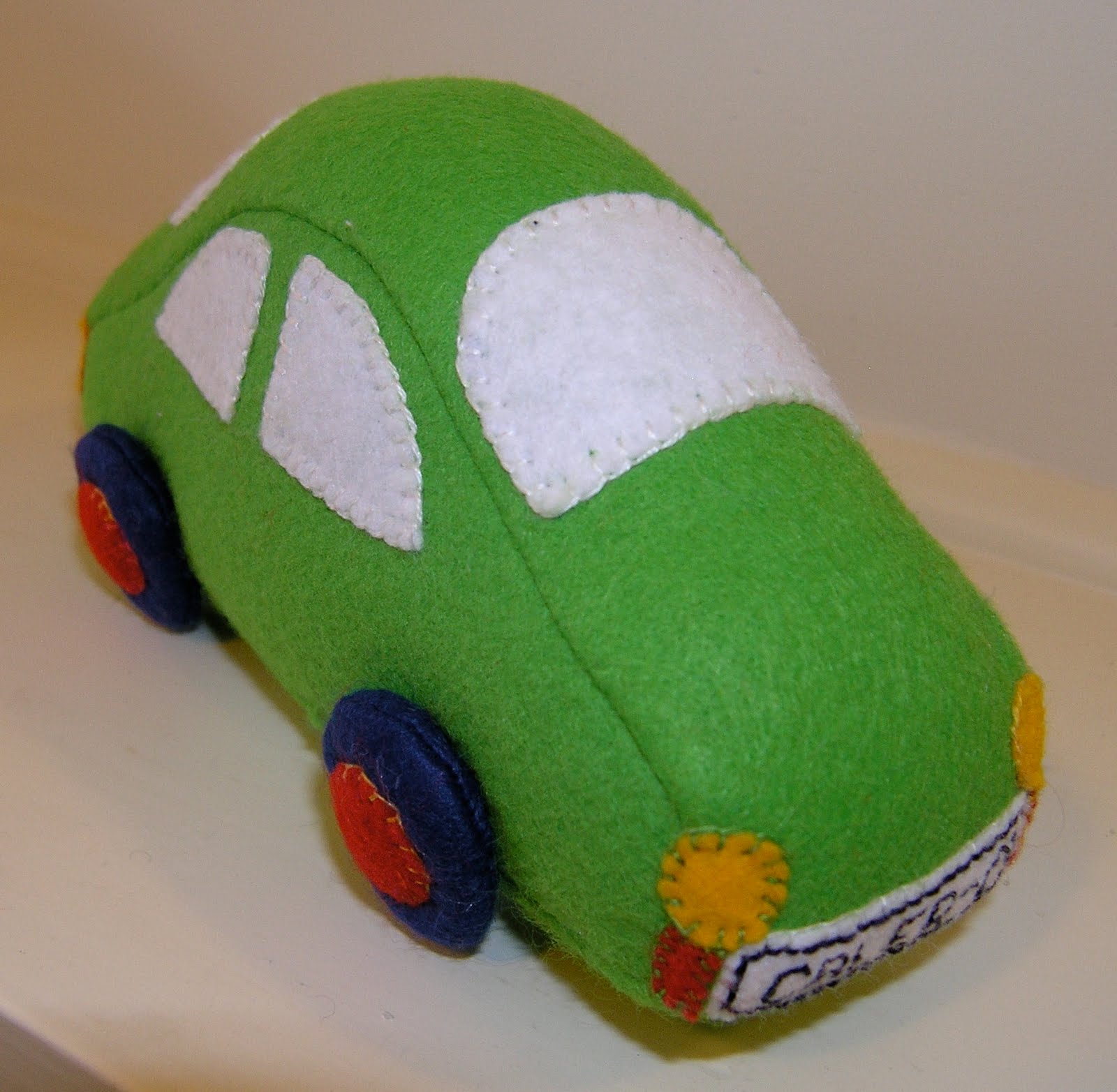 Annie At Home: Project Seven: Felt Toy Car