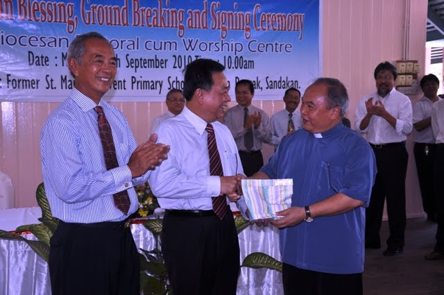 Blessing, Ground Breaking and Signing Ceremony for the Diocesan ...