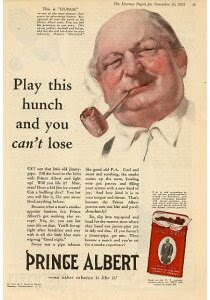 The Briar Files: Vintage Ad (1925): Prince Albert pipe tobacco