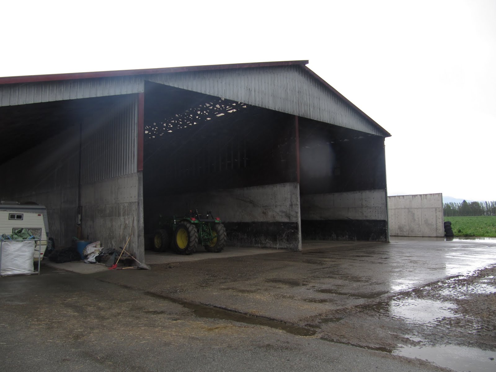 Holberg Farm: Bunker Silo and Calf Hutch Barn
