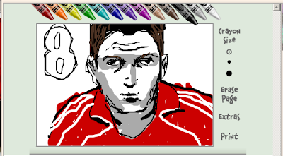 YM! doodle ART by Pert Doherty: Steven Gerrard