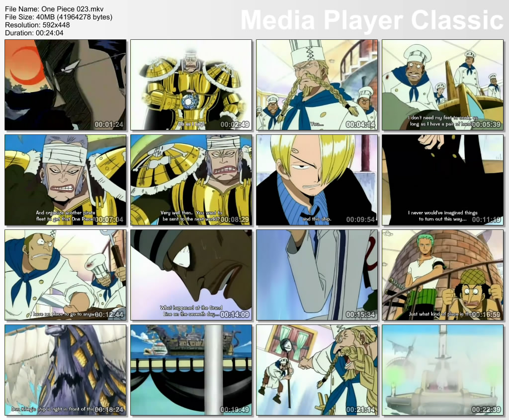 One Piece: 23 Protect Baratie The Great Pirate, Red Foot Zeff