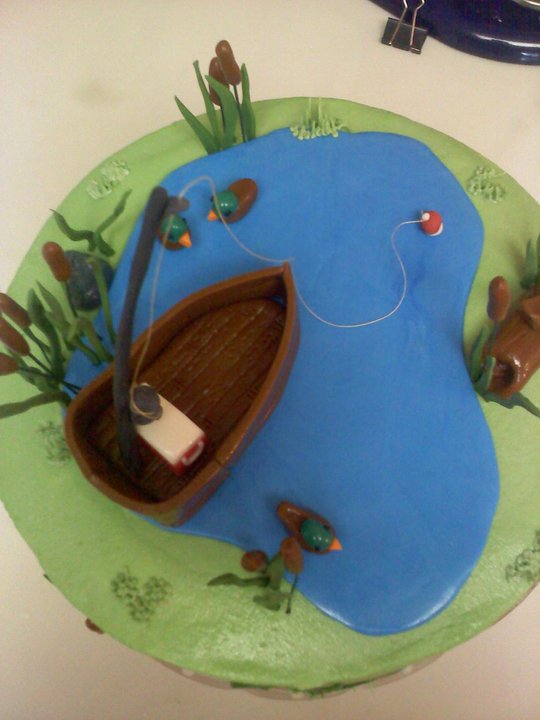 Whimsy Girls Cakes: Gone Fishing Cake