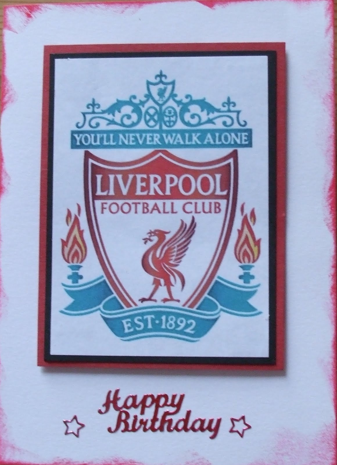 CREATIVE LILAC LINA: Liverpool birthday card