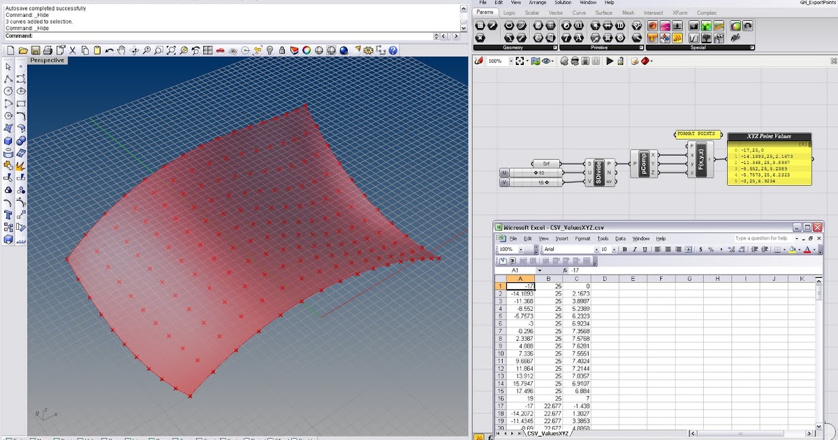 The Proving Ground by Nathan Miller: Streaming Grasshopper Points into ...