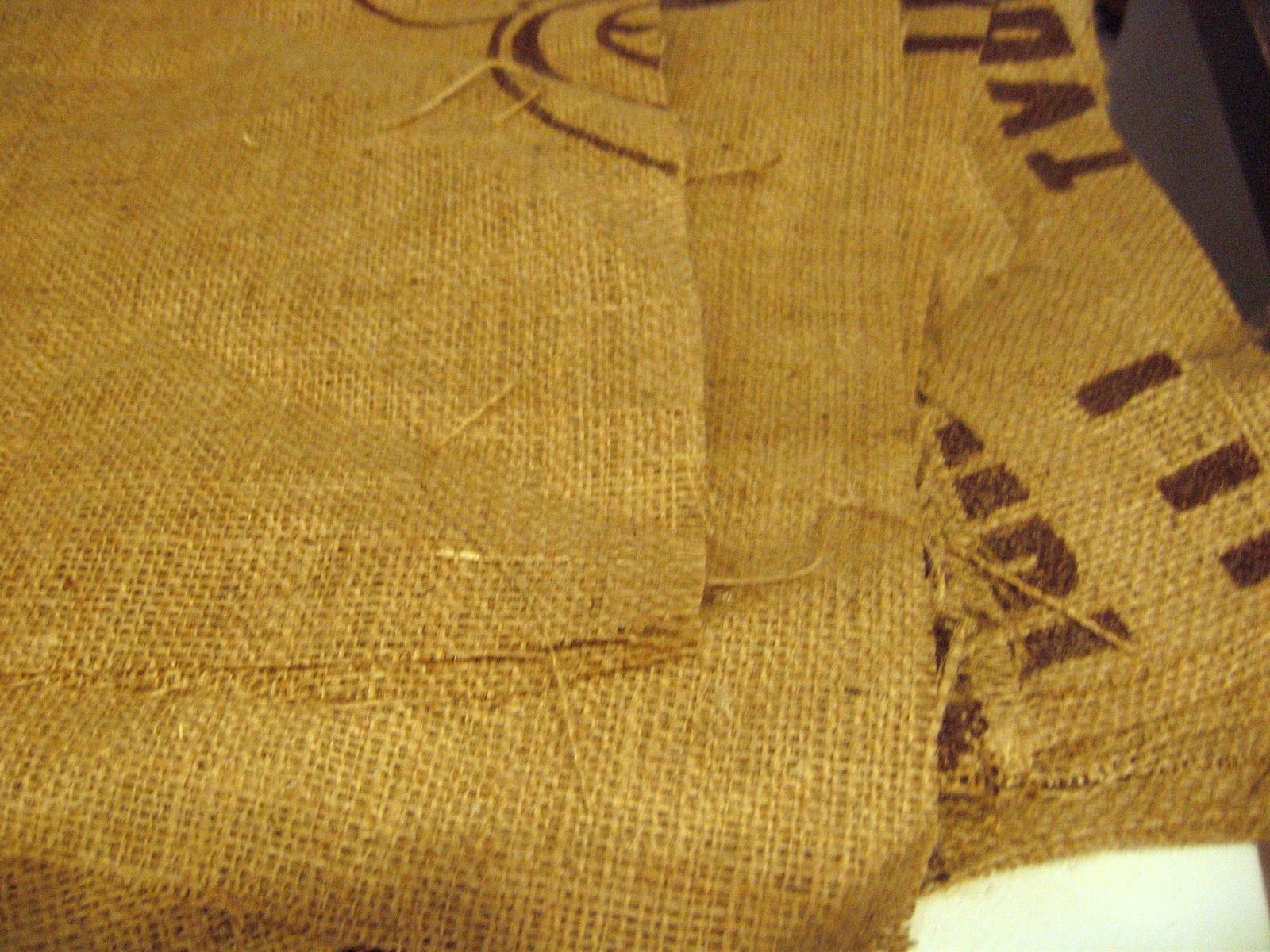 Mari Makes: Project -Coffee Sack Facelift