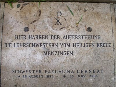 ORBIS CATHOLICVS: Nov. 13 in Rome: Remembering Mother Pascalina...