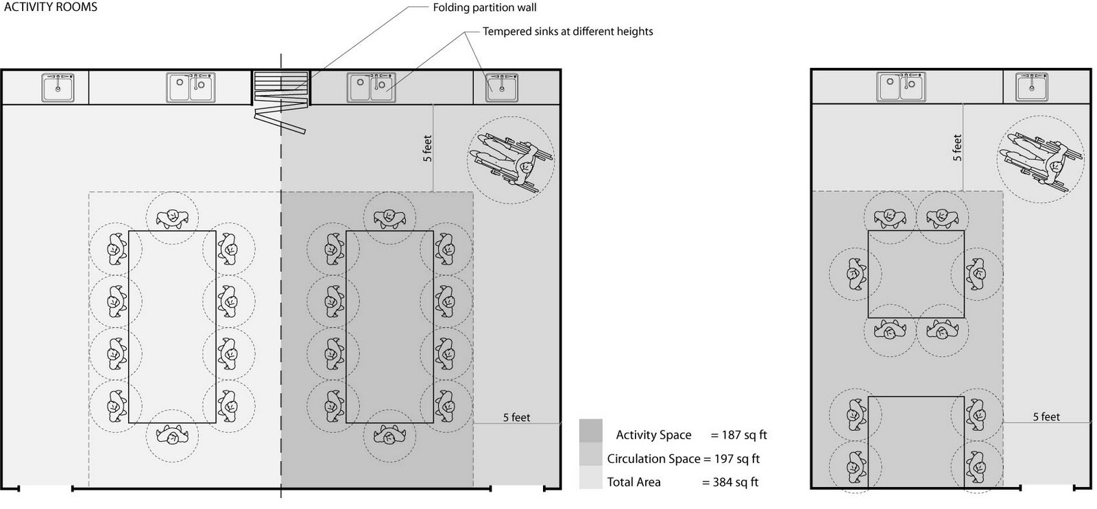Amoia Cody Studio - NYIT Thesis - 2010-11: Personal space and room layouts