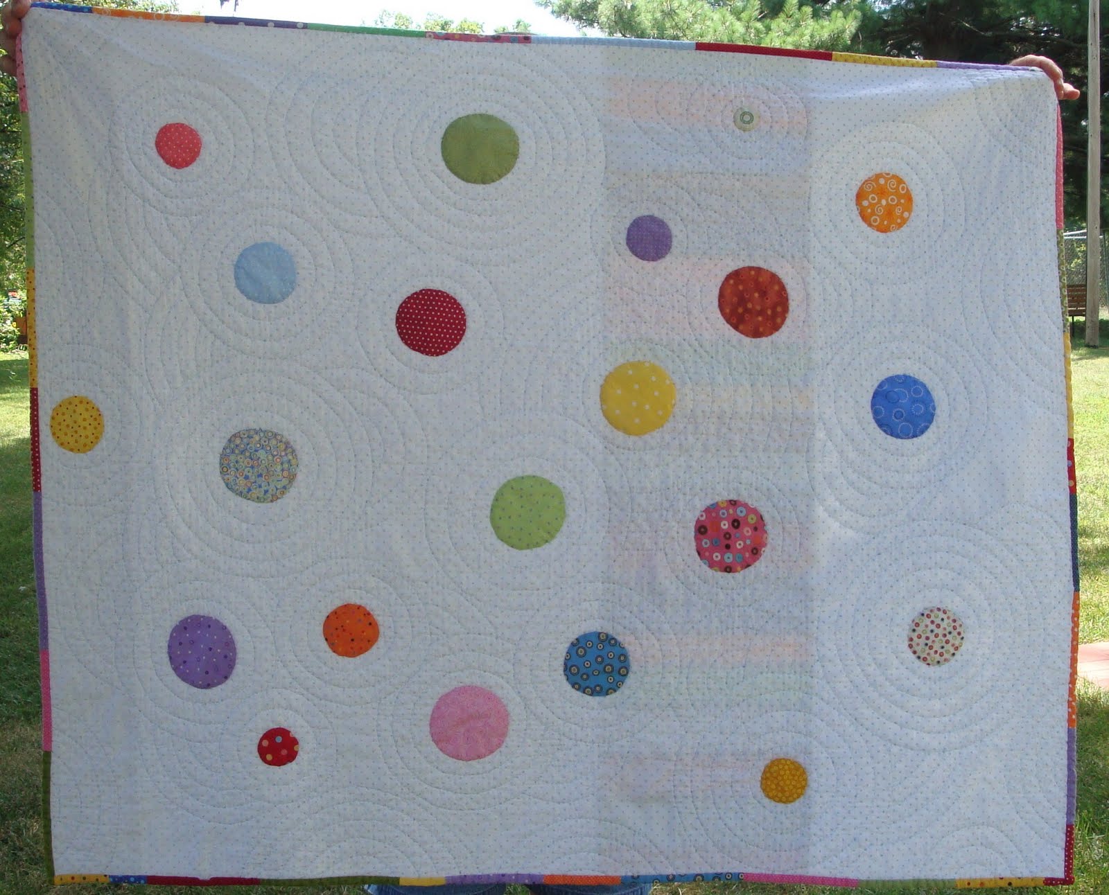 Simply Sandy: My Polka Dot Quilt