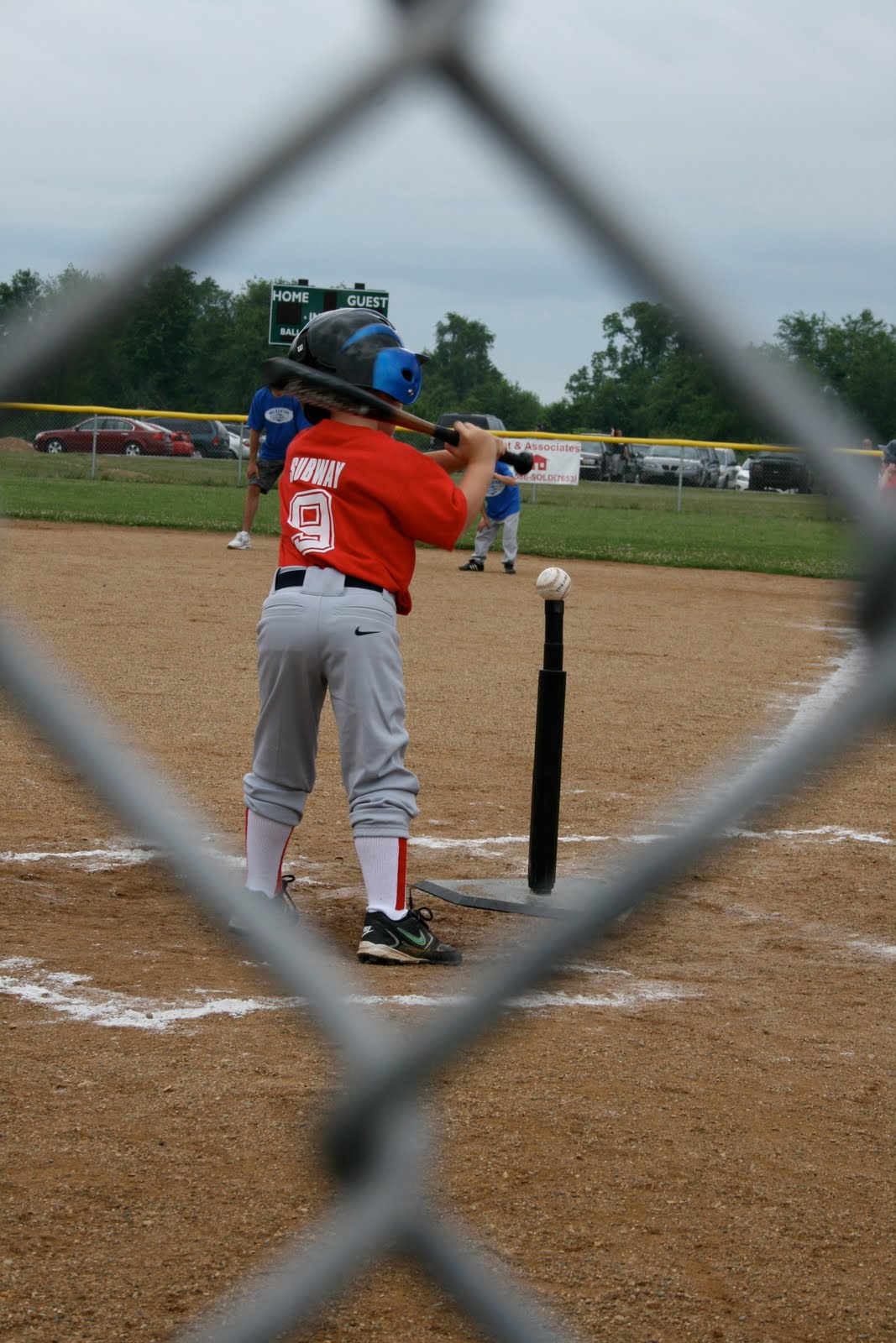 All About Us: Jake's First TBALL Game Summer of 2010