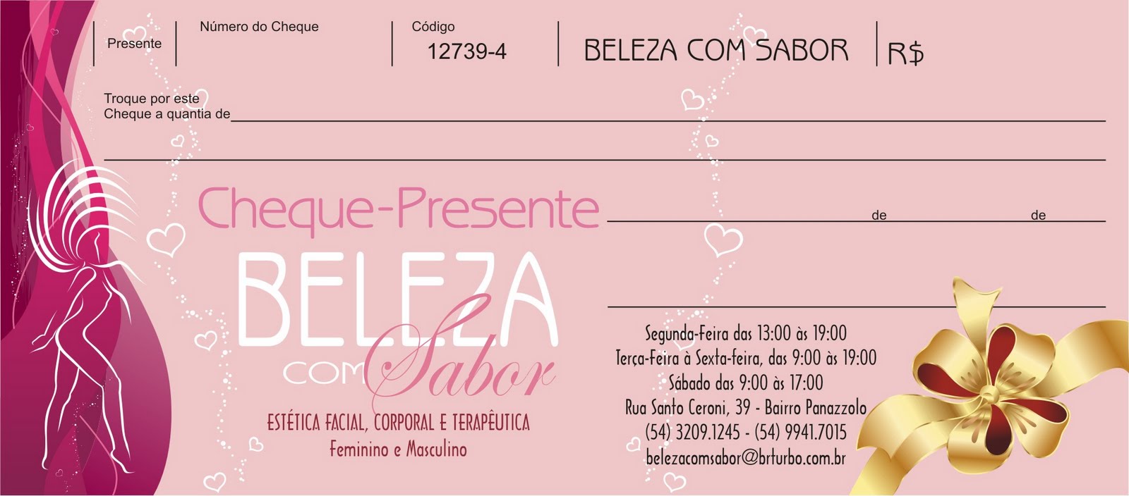 Estética: Cheque Presente