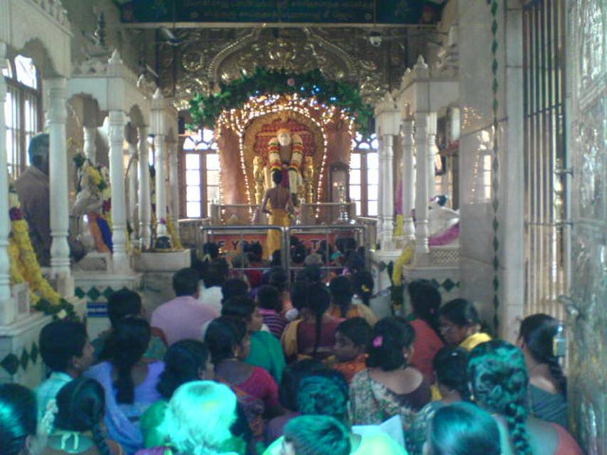 Sai Wallpaper: Mahasamadhi day at Ambattur Sai Baba temple, Chennai