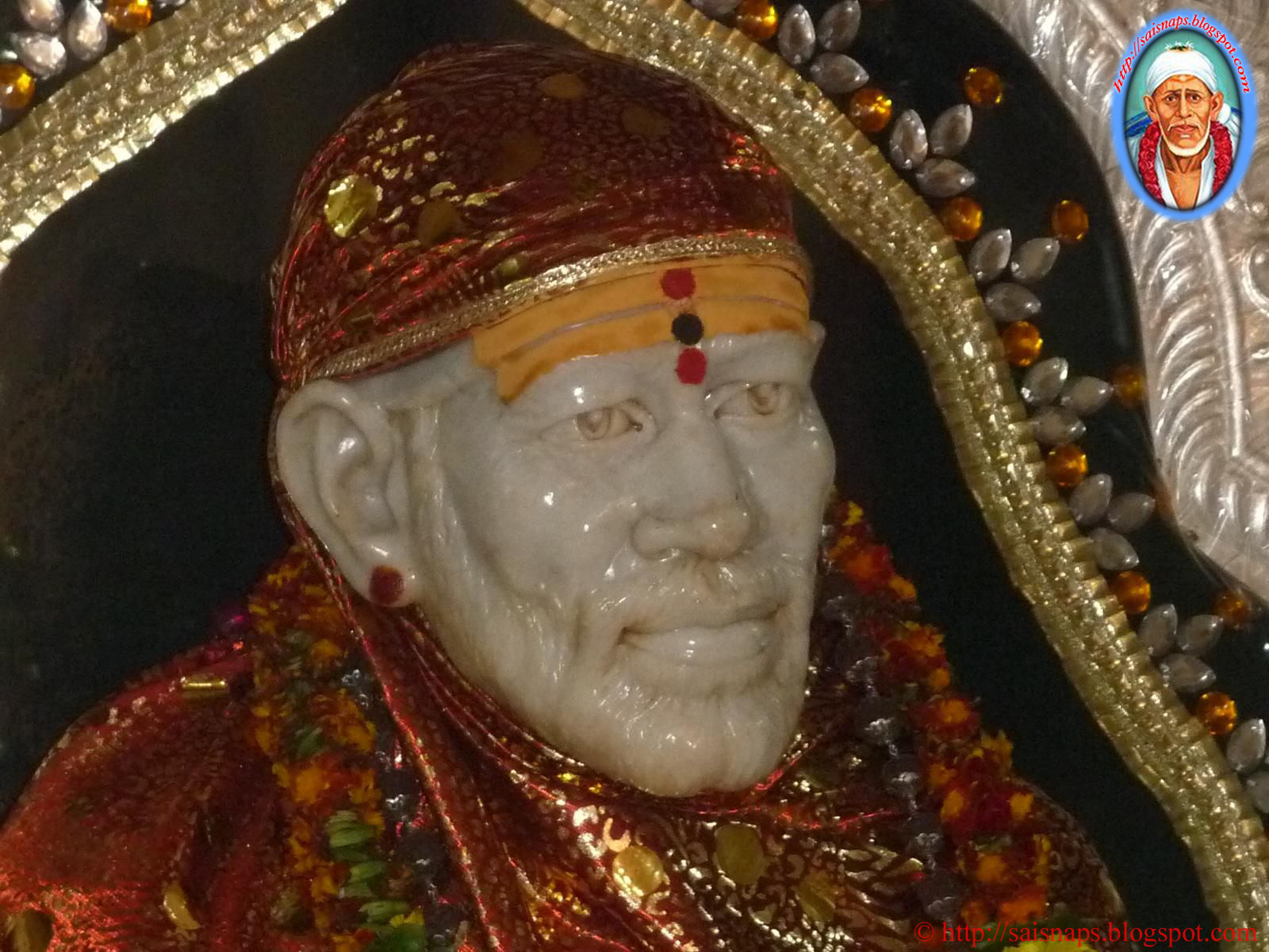 Sai Wallpaper: Silver Simhasan at Shirdi Sai Baba Temple, Chaderghat ...