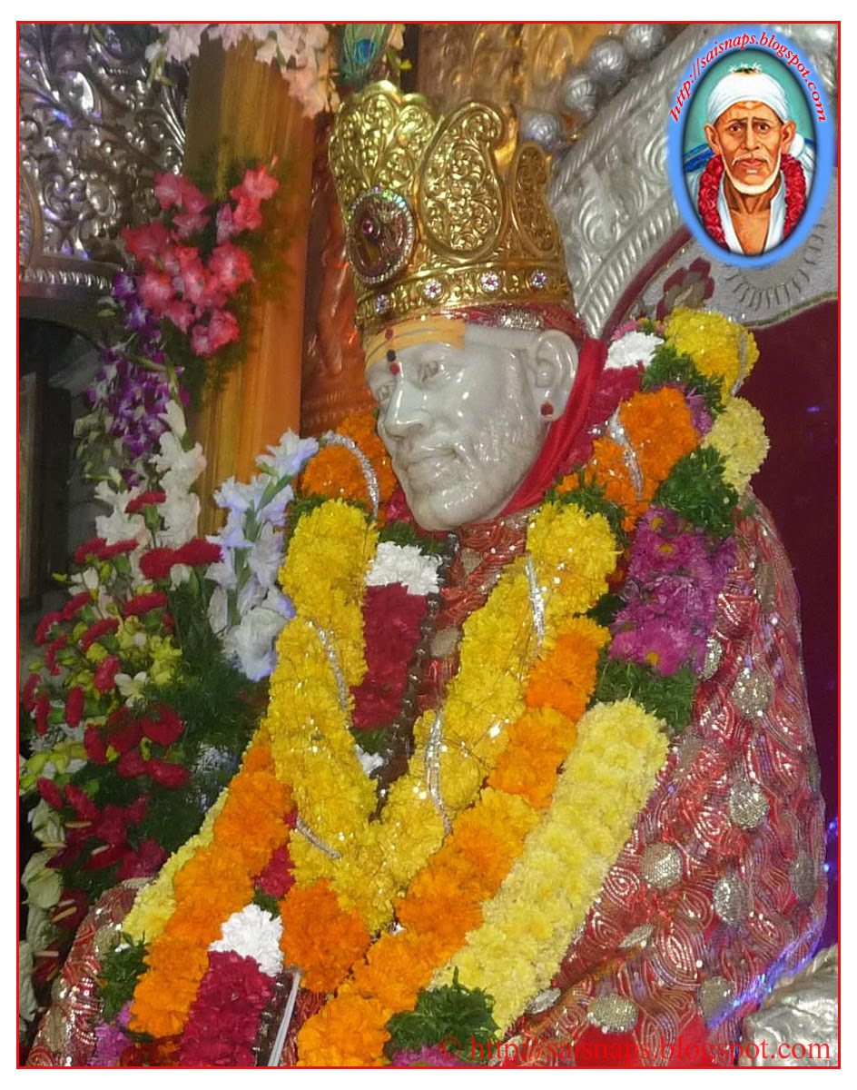 Sai Wallpaper: Silver Simhasan at Shirdi Sai Baba Temple, Chaderghat ...