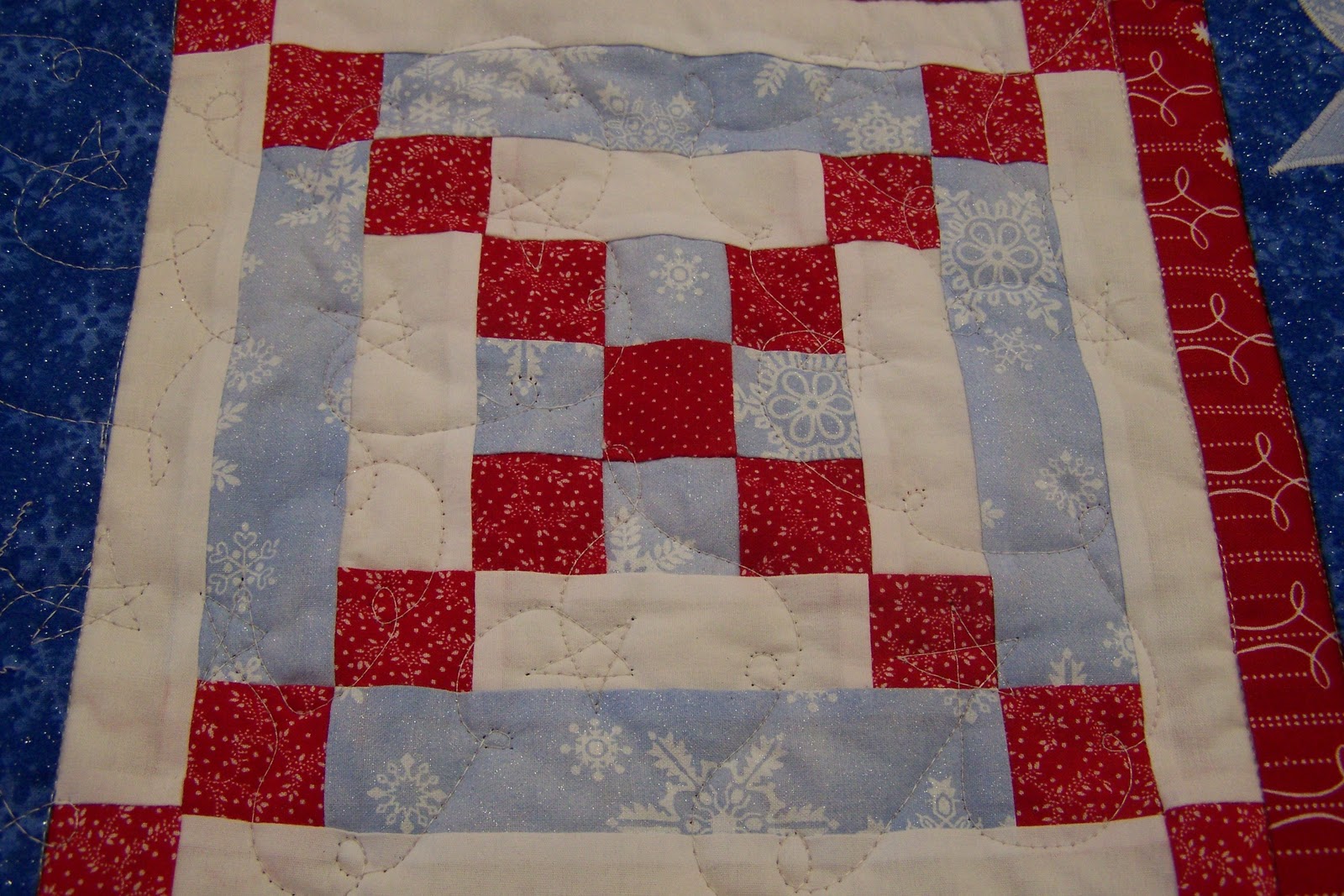 Sew At Home on Pine Ridge: Design Wall Monday & "Snowbound Quilt"