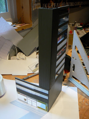 quinntopia - An N Scale blog: Scratch-building Another Skyscraper