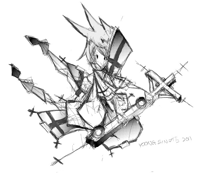 Advanced Manga Drawing: perspective angle in drawing manga