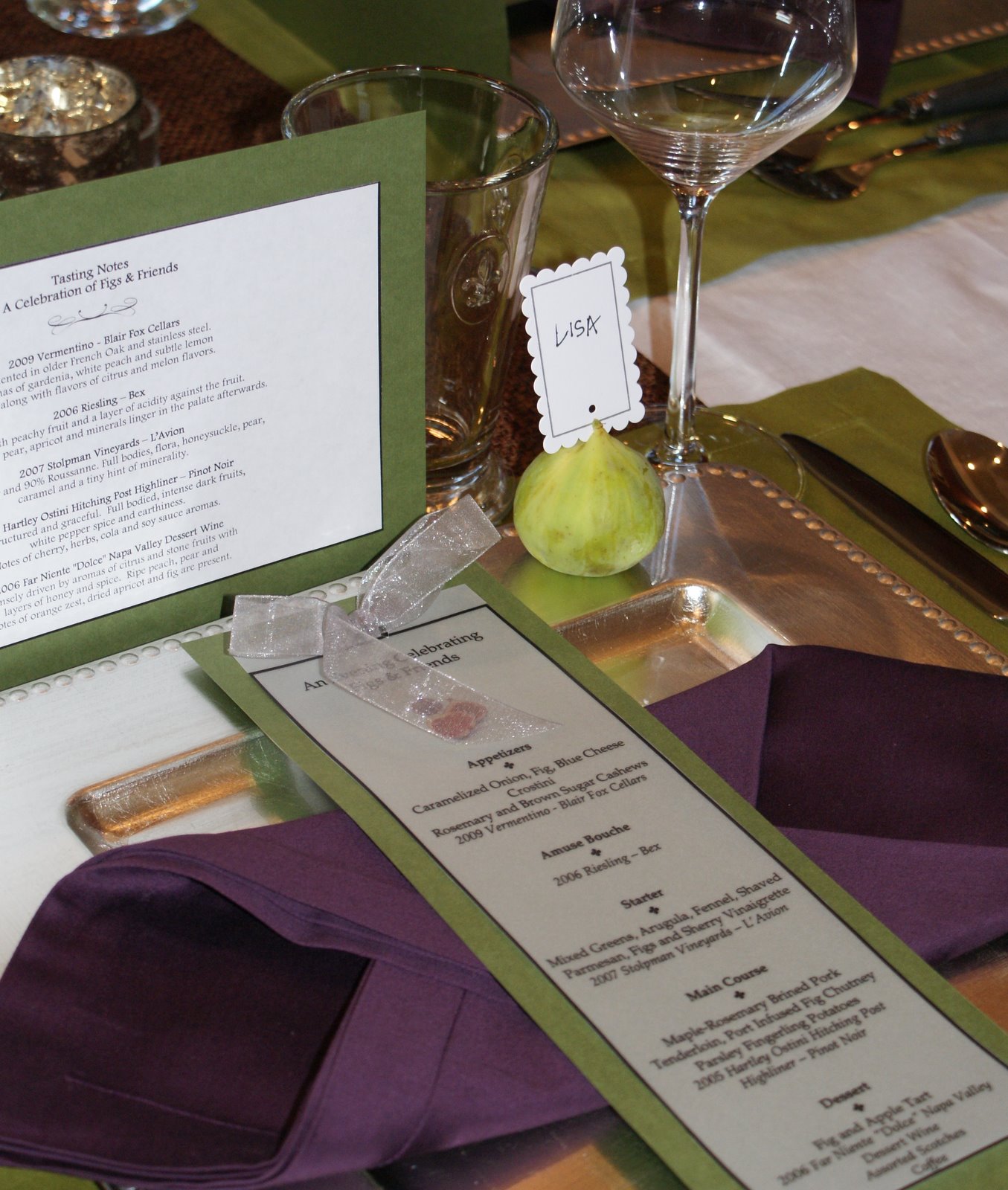 Authentic Suburban Gourmet: PFB #3 | An Evening Celebrating Figs & Friends