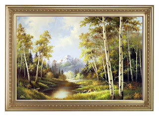 American Oil Painting Discoveries: Ray Summer Paintings 36" x 24"