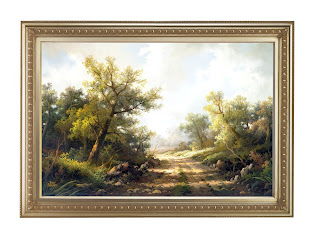 American Oil Painting Discoveries: Ray Summer Paintings 36" x 24"