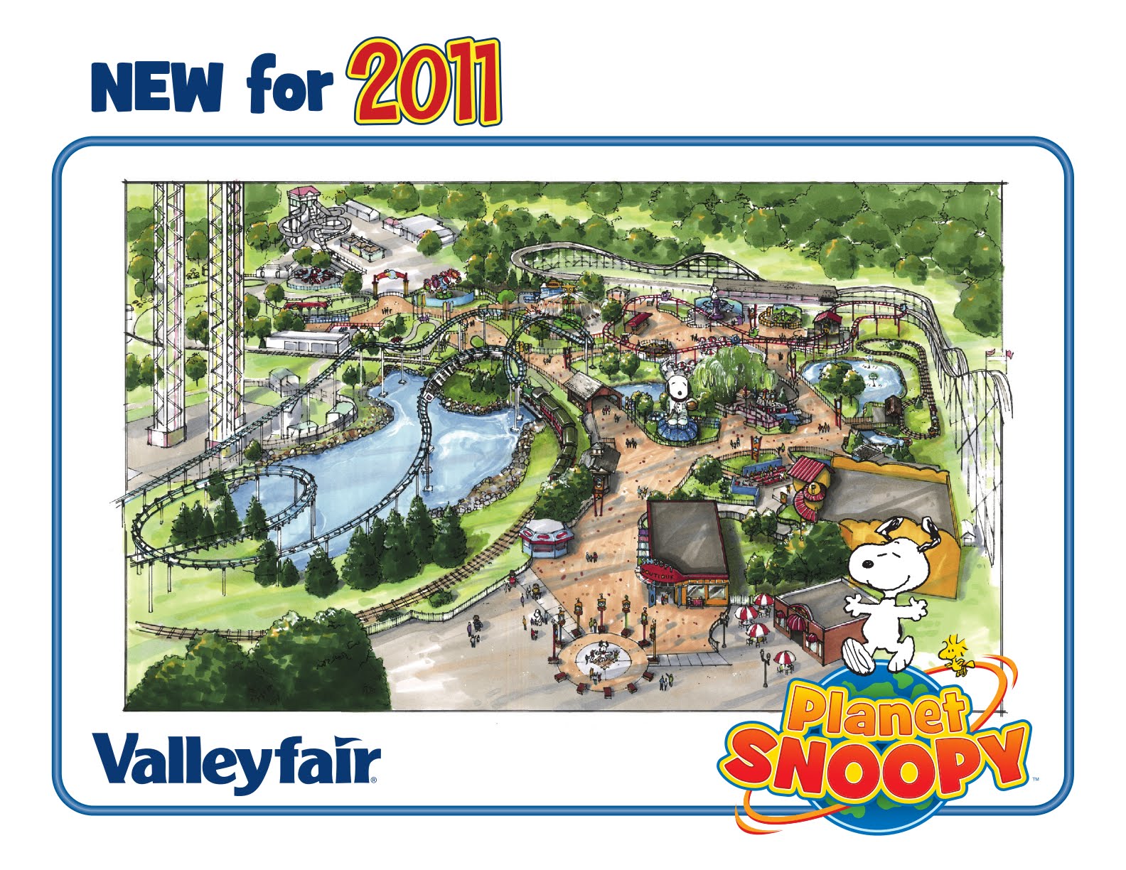 NewsPlusNotes: Valleyfair 2011: Planet Snoopy