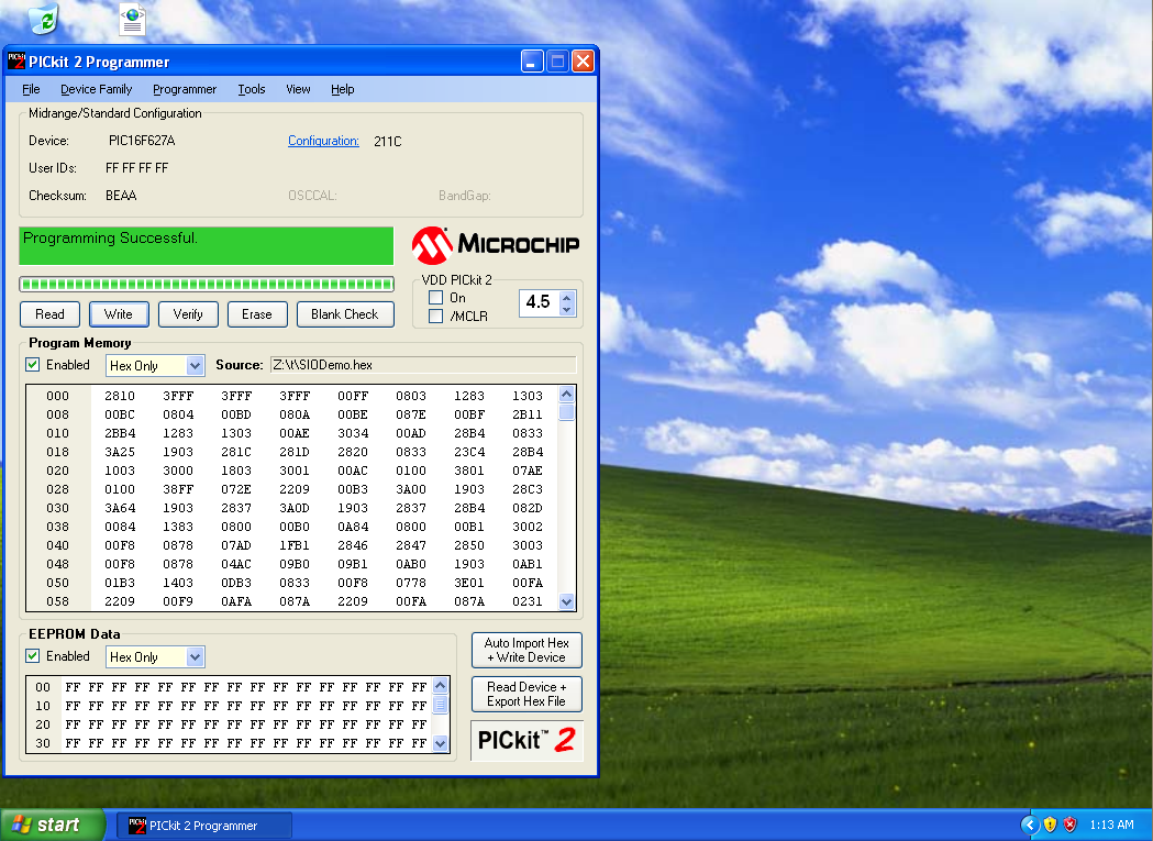 Random Tech Stuff: PIC Serial IO Example