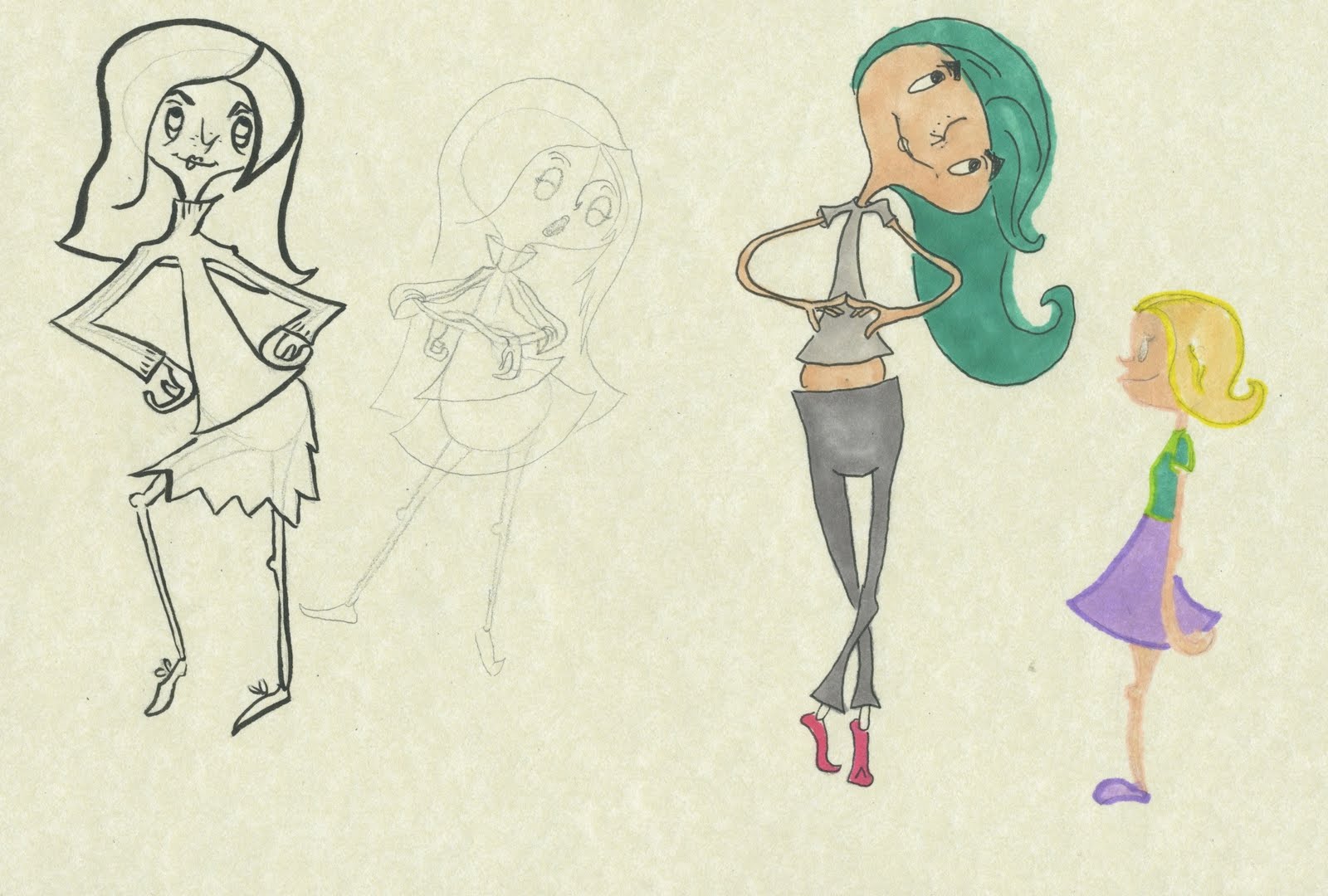 Rhi's Doodles :): Character.....and more dolls