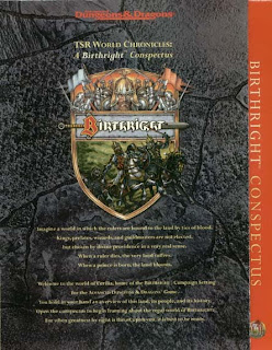 O Livreiro do RPG: AD&D Birthright Completo