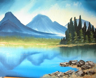 Jimmie Anne Stephens' A Painting A day blog: Still Lake