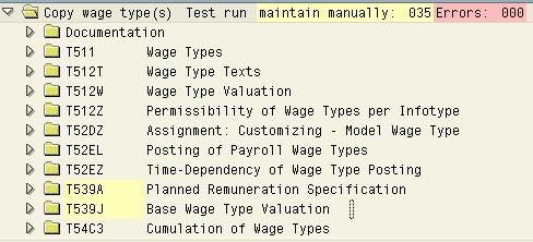 Sap Planet: Table Names for Creating Basic Pay Infotype