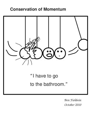 Short Stories by Benjamin Fishbein: Conservation of Momentum