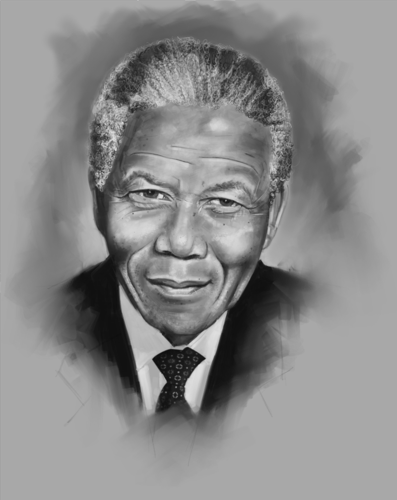the blog of artist brendan lochrie: Nelson Mandela
