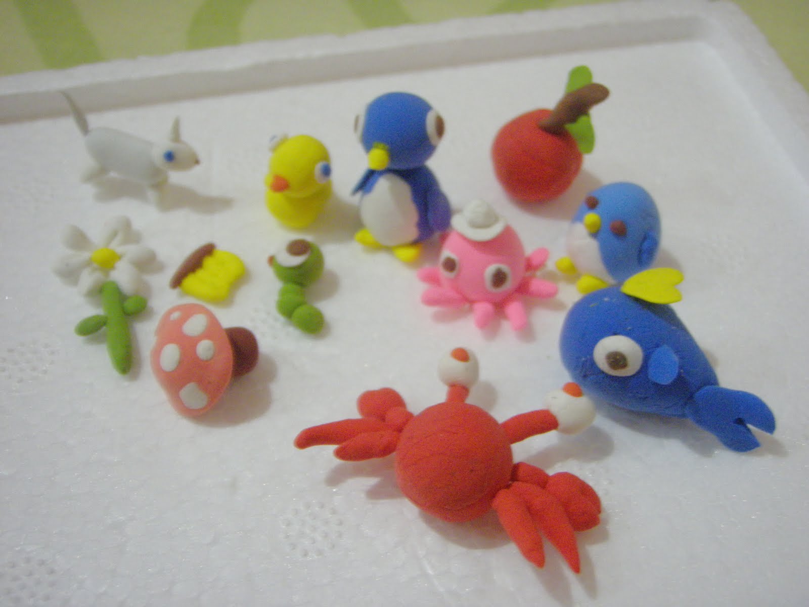 AhMigurumi...: Little ones made from air dry clay