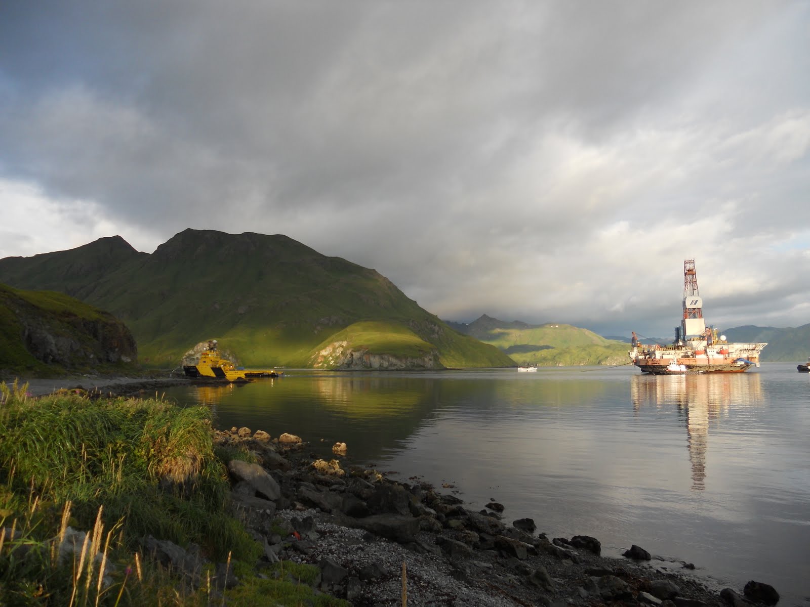 Dutch Harbor Dirt to Nome Dirt: Dakota Update for Dan and The Shell Oil Rig