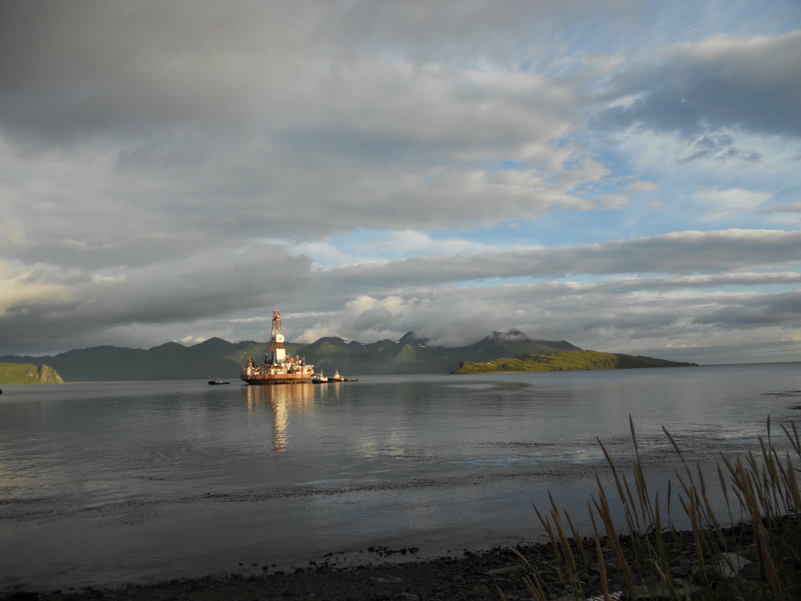 Dutch Harbor Dirt to Nome Dirt: Dakota Update for Dan and The Shell Oil Rig