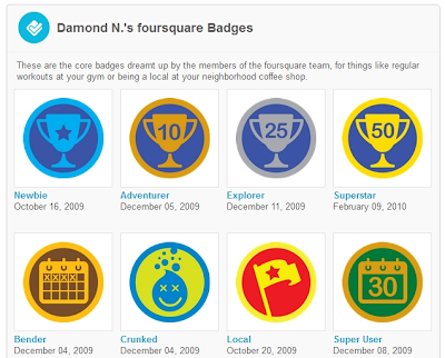 Unlock More Foursquare Badges Using Your Trophy Case ~ damondnollan.com